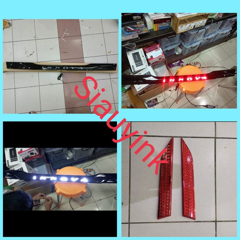 Jual Trunk lid bagasi Grand Innova 2012 2015 model ganti Led reflektor ...
