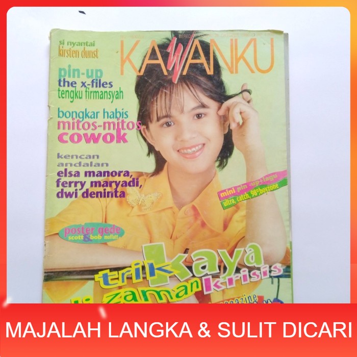 Jual Majalah KAWANKU No.16 Okt 1998 Cover NYCTA GINA Langka | Shopee ...