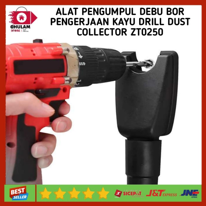 Jual Alat Pelindung Pengumpul Debu Bor Pengerjaan Kayu Drill Dust ...