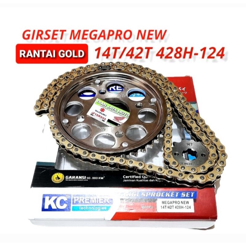 Jual GIRSET GIR PAKET HONDA MEGAPRO NEW MONOSHOCK TYPE SSS CB150R ...