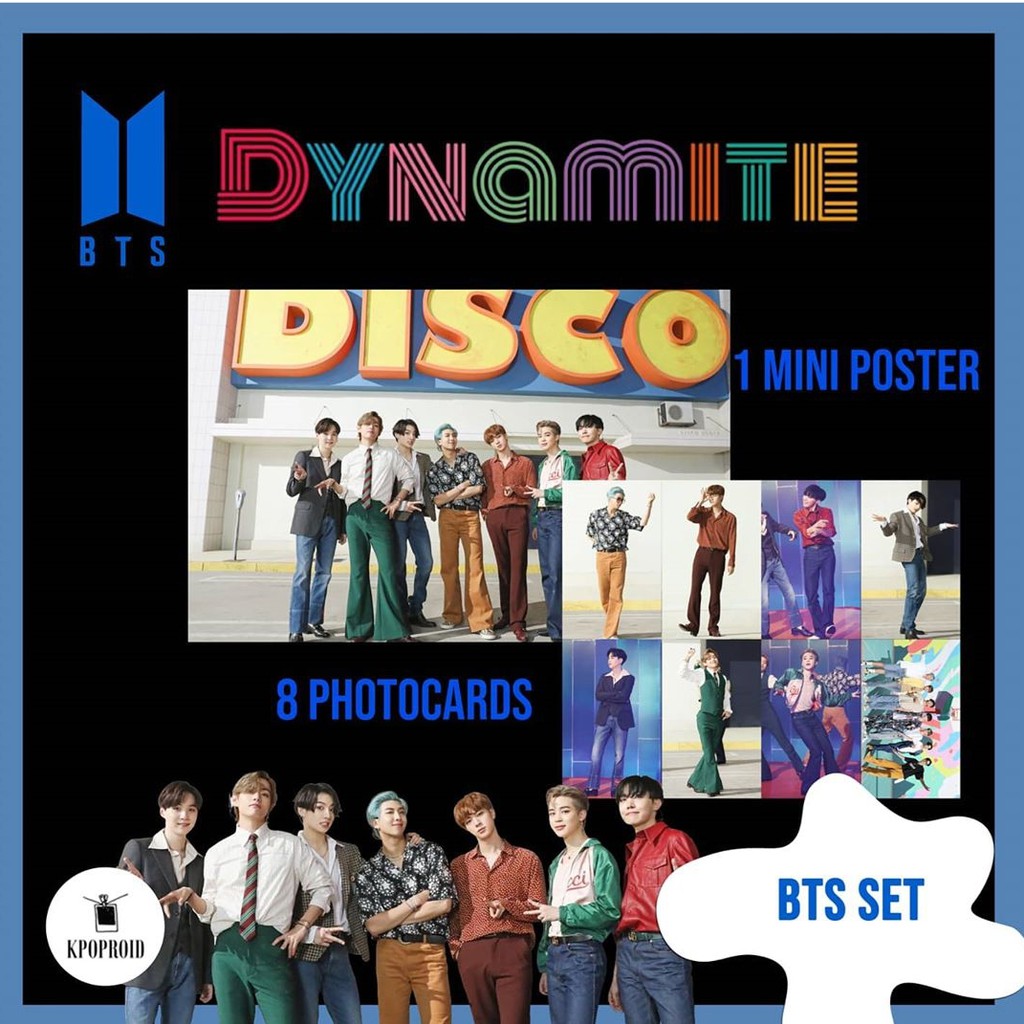 Jual BTS Dynamite ver 2 set photocard poster | Shopee Indonesia