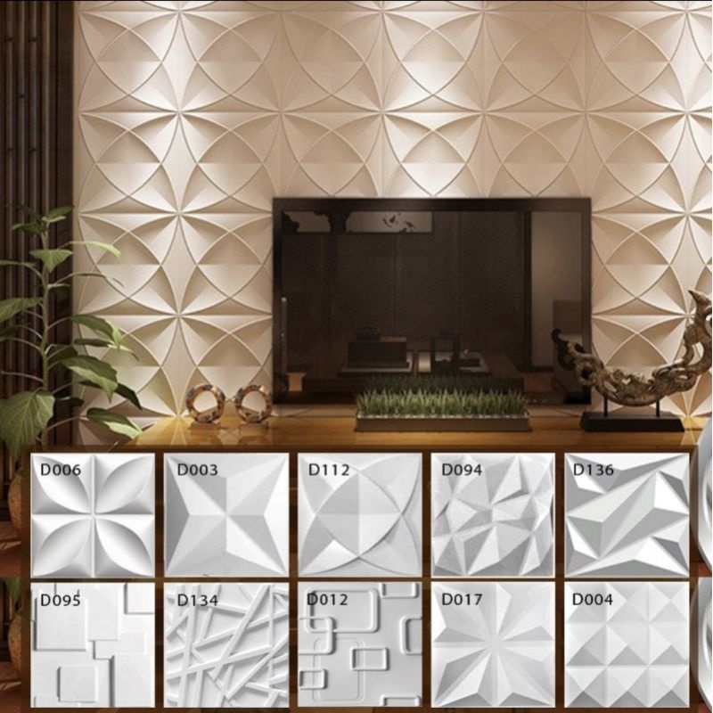 Jual wallpanel dinding 3D PVC dekorasi dinding ukuran 30x30cm | Shopee ...