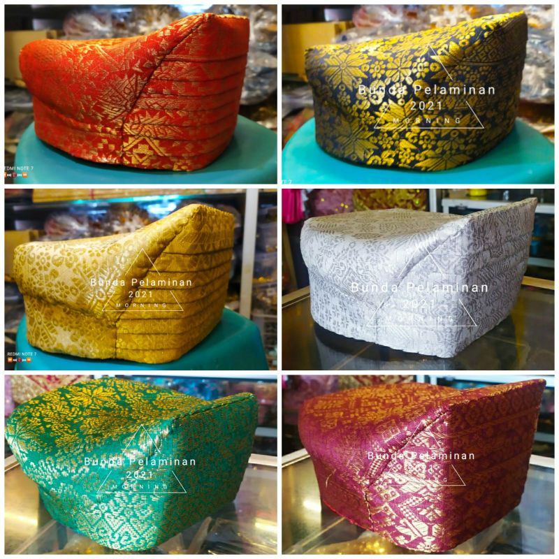Jual Topi Minang Saluak Padang Songket | Shopee Indonesia