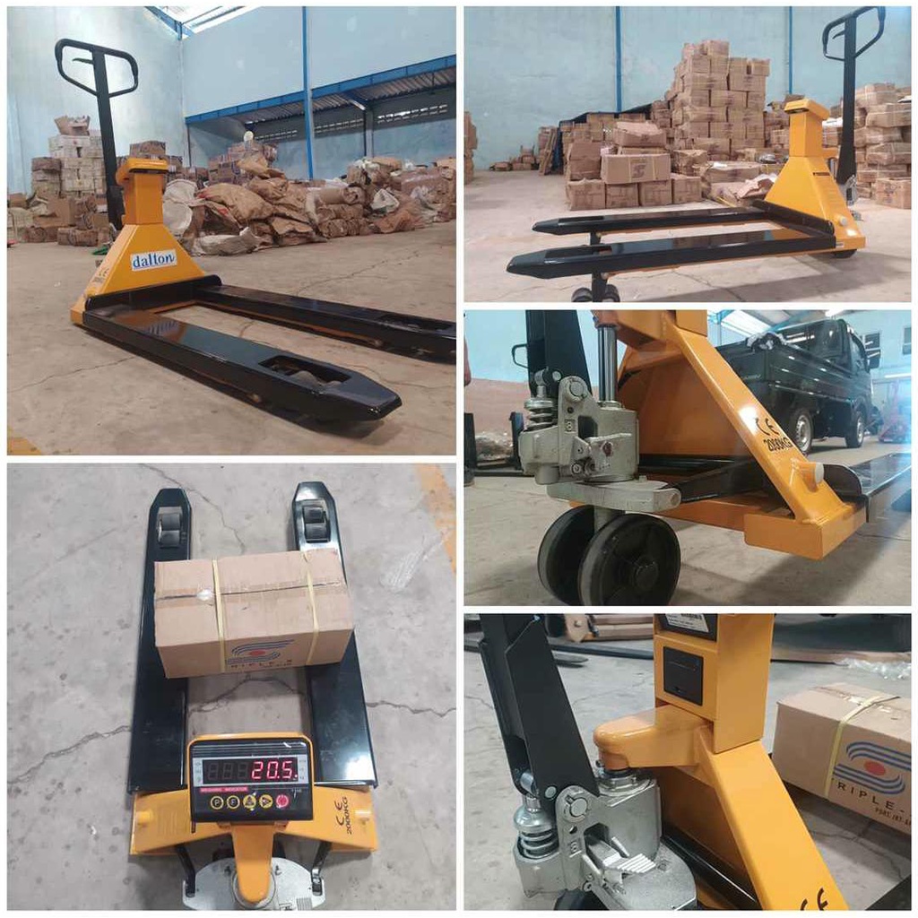 Jual Hand Pallet Scale 2 Ton / Hand Pallet Timbangan 2 Ton / Handpallet ...