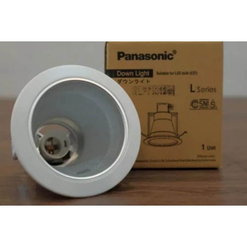 Jual Panasonic fitting downlight 4 inch putih /fitting tanam panasonic ...