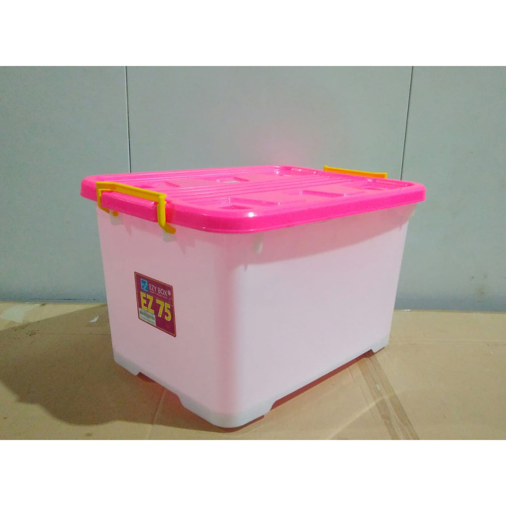 Jual Ezy Box Container Box Plastik 75 Liter 82 Liter Tempat Penyimpanan ...