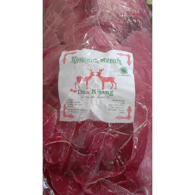 Jual kerupuk merah padang 500gr | Shopee Indonesia