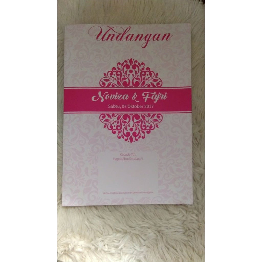 Jual Undangan Pernikahan Soft Cover | Shopee Indonesia
