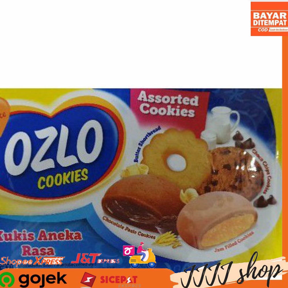 Jual Biskuit Ozlo Assorted Cookies Aneka Rasa 150 gr | Shopee Indonesia