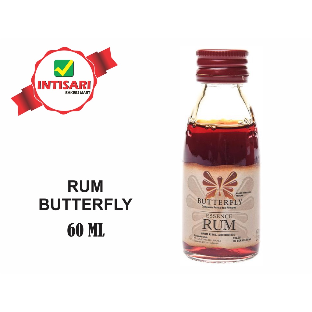 Jual RUM JAMAICA BUTTERFLY ESSENCE 60 ML | Shopee Indonesia