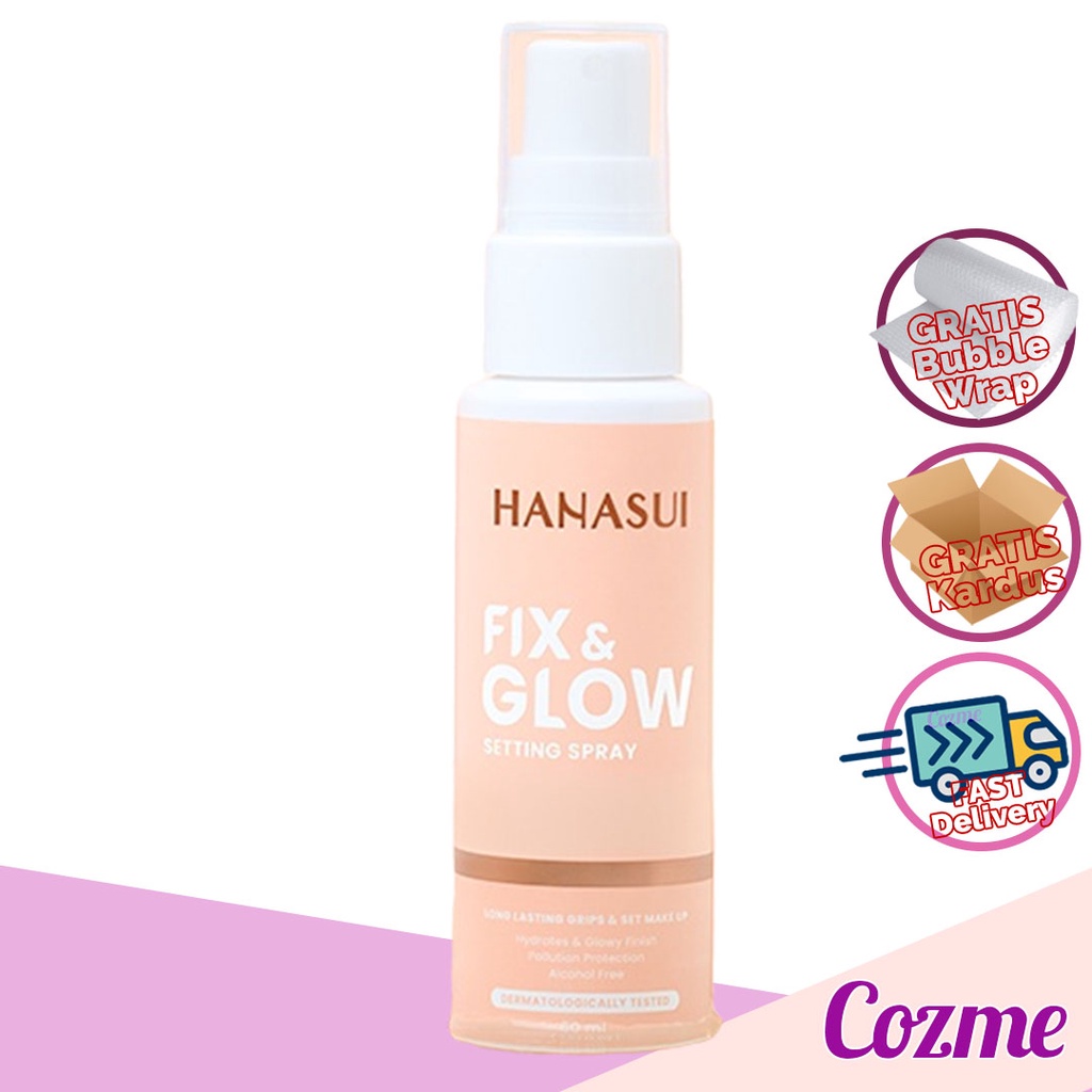 Jual Hanasui Fix & Glow Setting Spray 60mL | Shopee Indonesia