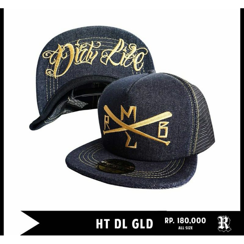 Jual Topi Rumble DL GOLD ORIGINAL / topi pria keren / topi rumble ...
