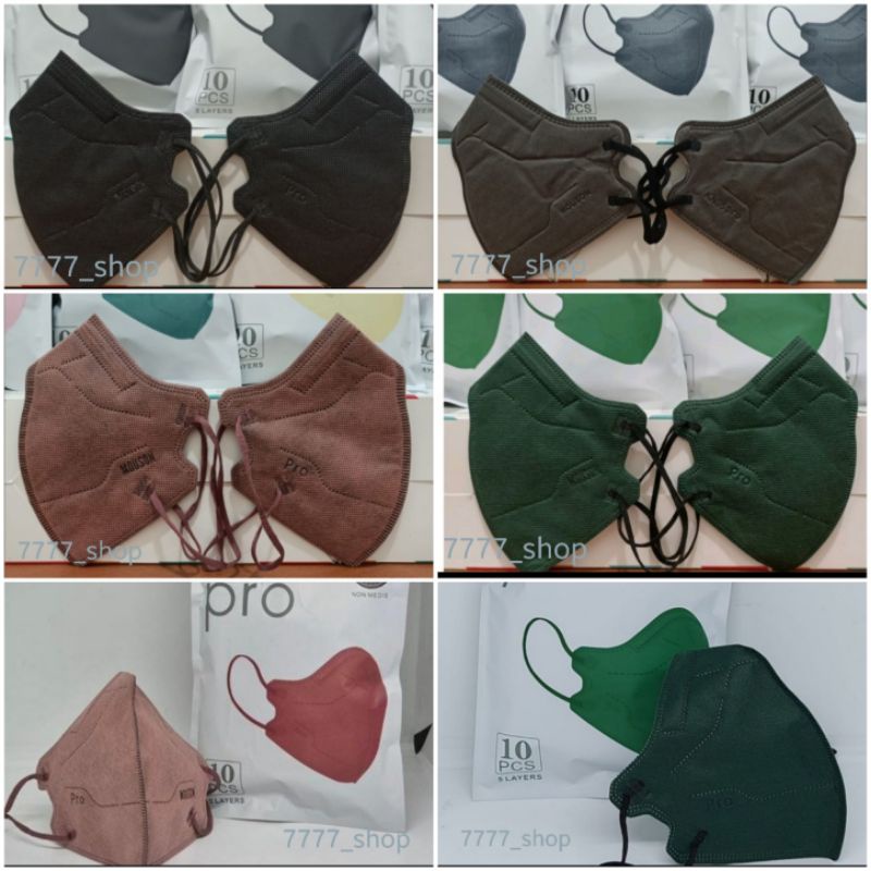 Jual Masker KN95 PRO Mouson Pro 5ply, Hrg untuk 10pcs/pack | Shopee ...
