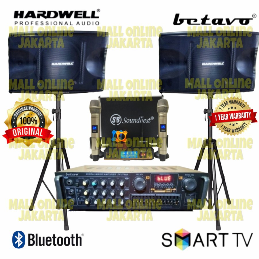Jual Paket Sound system Hardwell 10 inch Karaoke set betavo Original ...