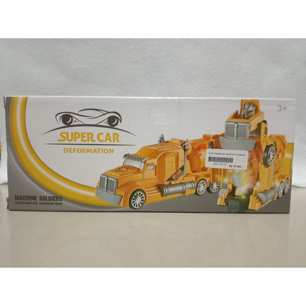 Jual MAINAN MOBIL TRUK BERUBAH JADI ROBOT : SUPERCAR DEFORMATION ...