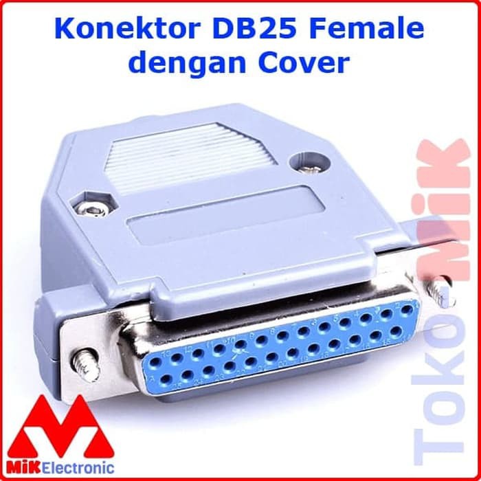 Jual KONEKTOR DB25 FEMALE DENGAN COVER DB25 CONNECTOR | Shopee Indonesia