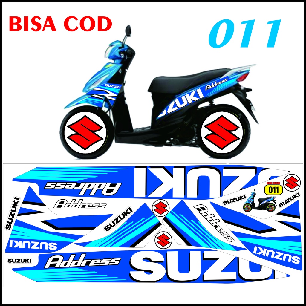 Jual STIKER MOTOR SUZUKI ADDRESS MOTOGP STYLE STICKER DECAL SEMI FULL ...