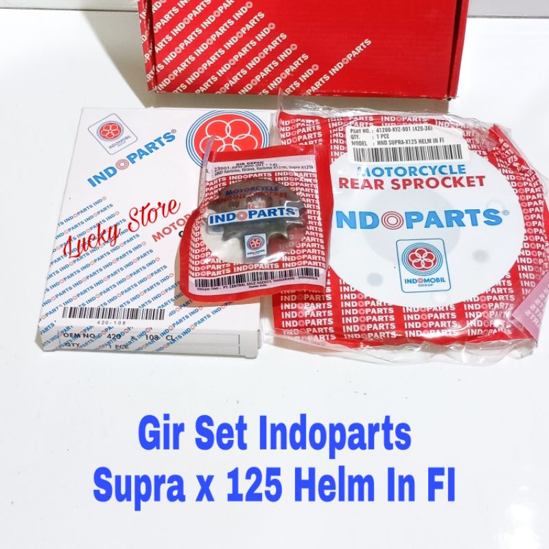 Jual Gir Set Indoparts Honda Supra x 125 Helm In FI ORIGINAL INDOPARTS ...