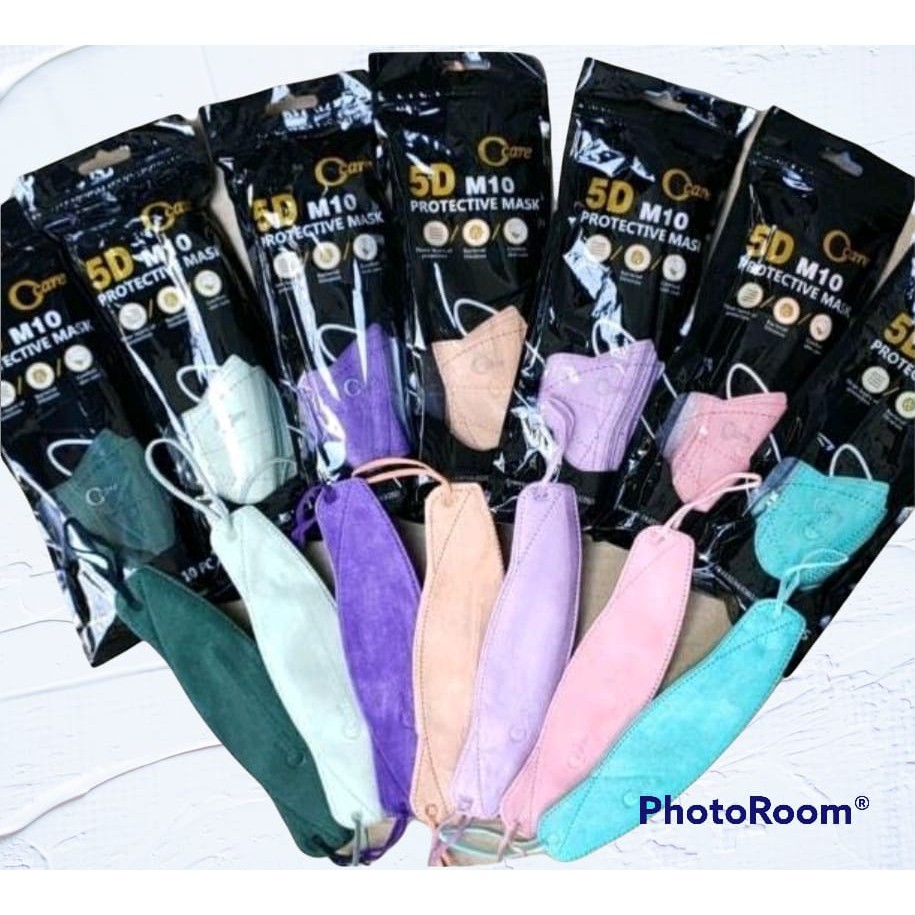 Jual Masker C-Care 5D m10 3ply KF94 Ccare evo Earloop model pokana ...