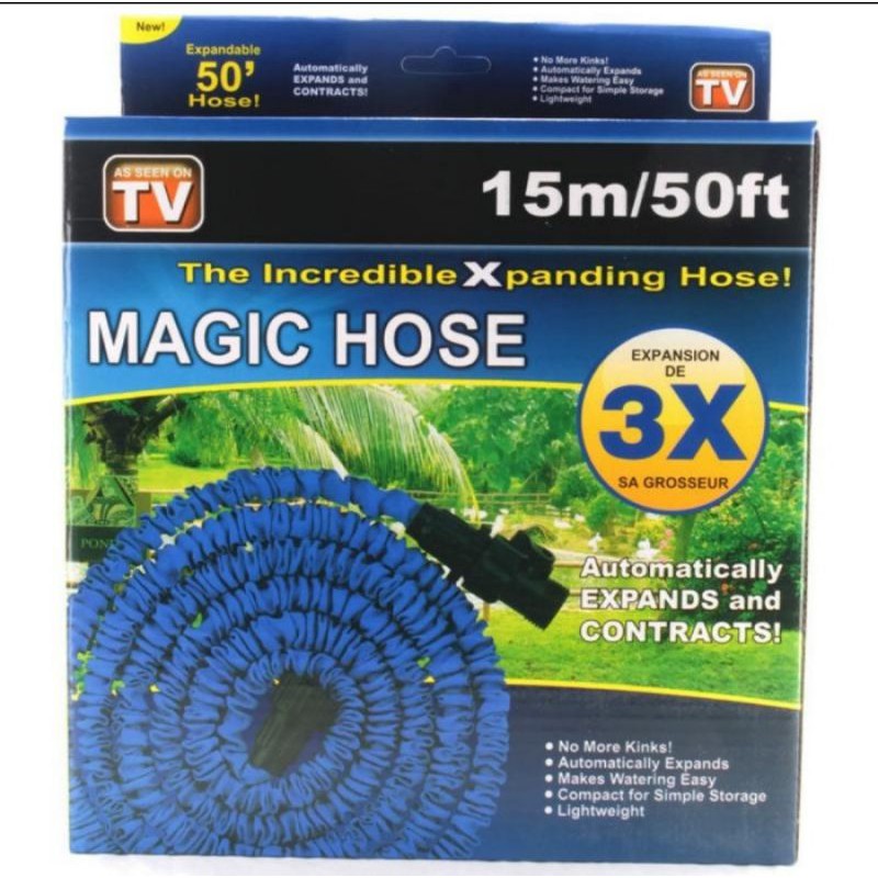 Jual Selang elastis air semprotan XHOSE MAGIC HOSE 15 meter baut ...