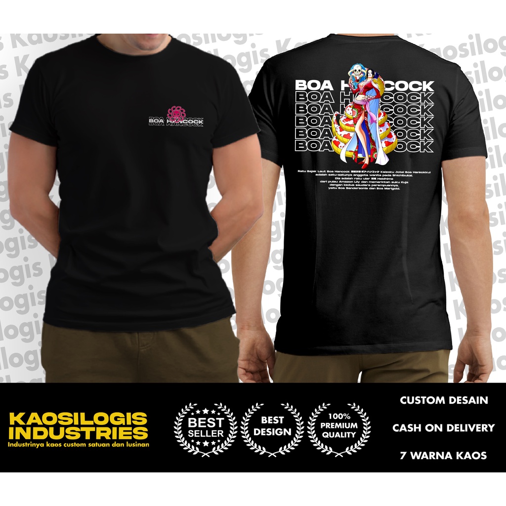 Jual Kaos BOA HANCOCK TSHIRT MANGA ANIME ONEPIECE UNISEX PREMIUM ...
