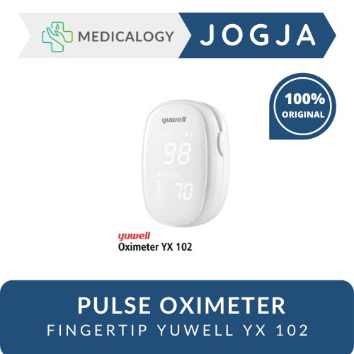 Jual Pulse Oximeter Fingertip Yuwell YX 102 Alat Ukur Kadar Oksigen ...