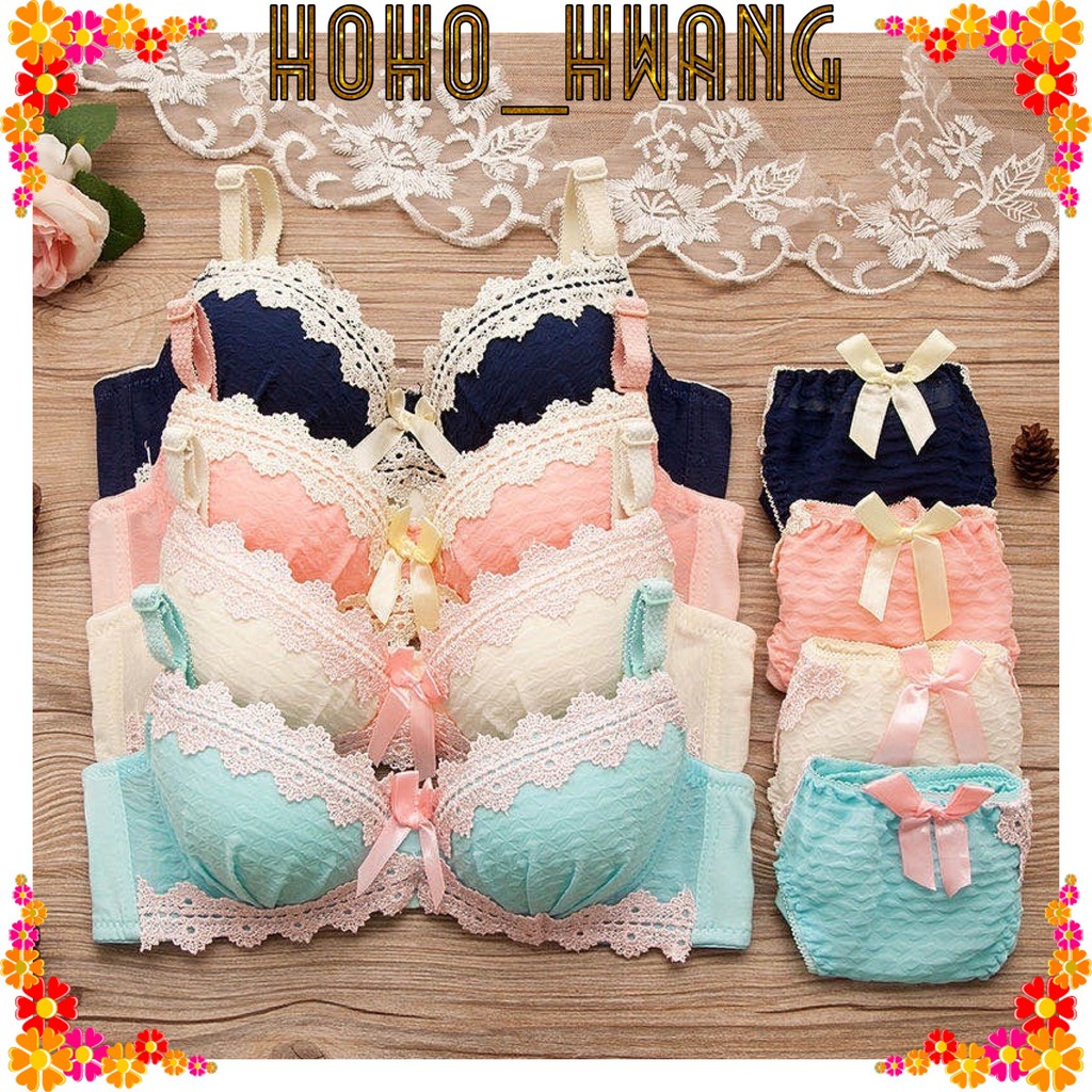 Jual HOHO_HWANG (B-67) Bra set push-up sexy one-peice BRA kawat || Bra ...