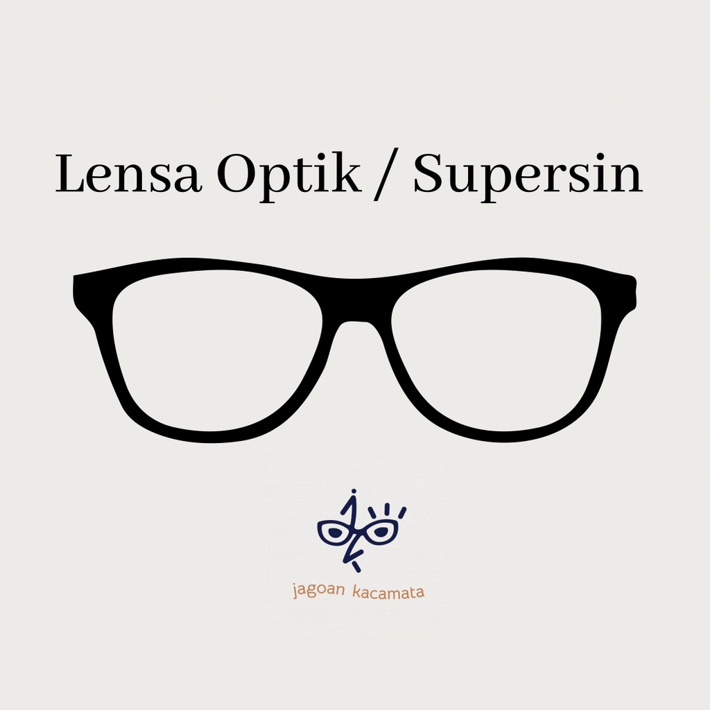 Jual Jagoan Kacamata - Lensa Supersin (Lensa Optik) Normal/minus ...
