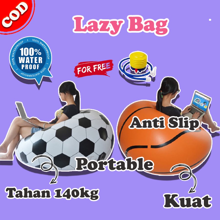 Jual Soccer Ball Indoor Intime Lazy Bag Chair Baloon Tempat Duduk ...