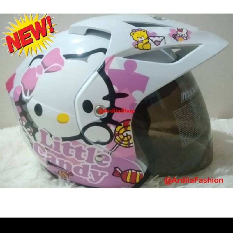 Jual HELM TAKIRA MOTIP HELLOKITY | Shopee Indonesia