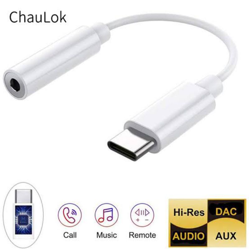 Jual Converter Audio Type C Kabel Sambungan Headset Type C to Aux ...