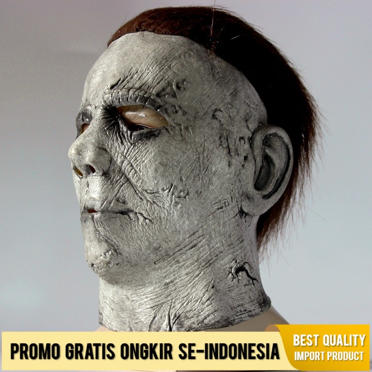 Jual Topeng Halloween Utama Masker Halloween Cosplay Mcmel Hantu Lateks Tutup Kepala Horor ...