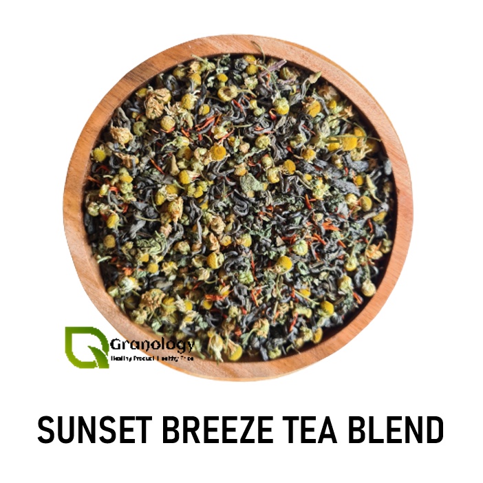 Jual Green Tea with Chamomile & Safflower / Sunset Breeze Tea Blend (25 ...