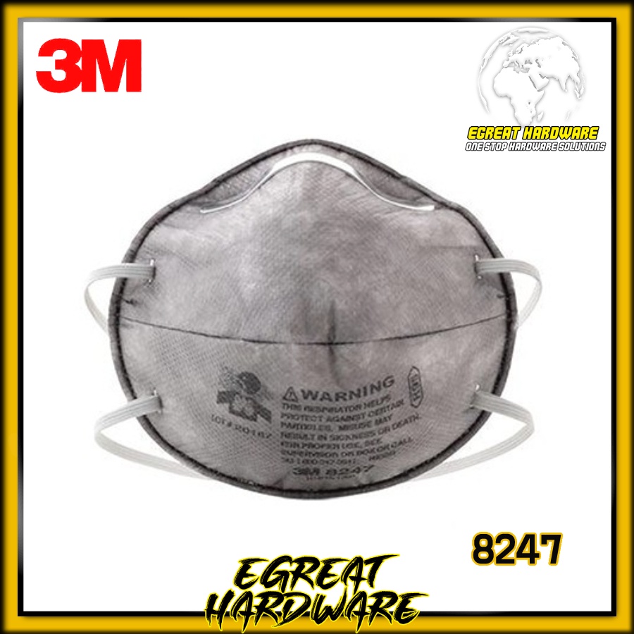 Jual Masker 3M Particulate Respirator 8247 R95 Per PCS | Shopee Indonesia