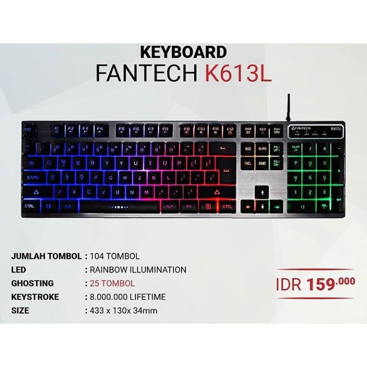 Jual Keyboard Fantech K613L cry | Shopee Indonesia
