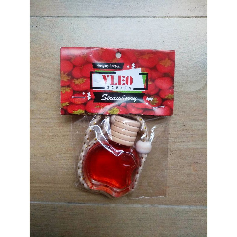 Jual Parfum Mobil Vleo aroma STRAWBERRY pengharum ruangan gantung botol ...
