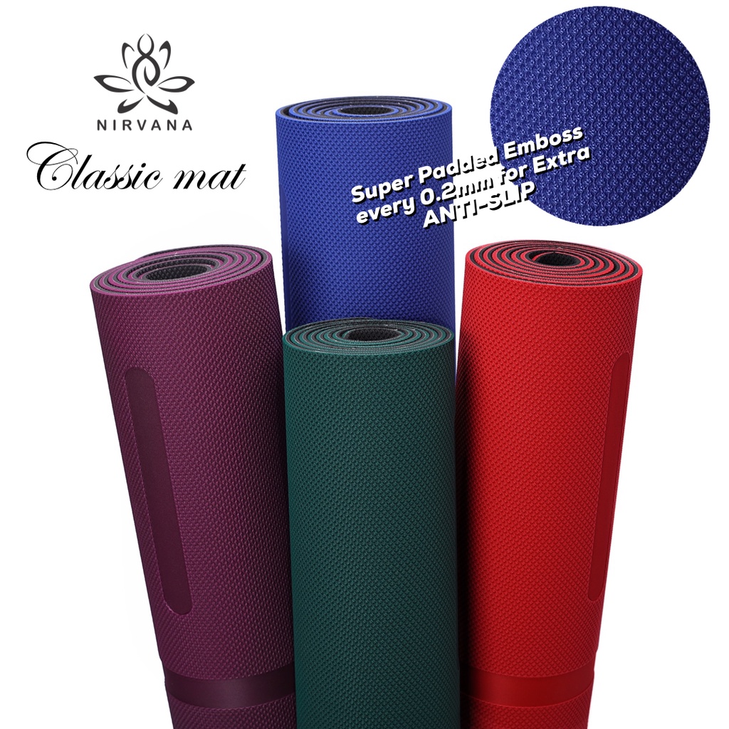 Jual Nirvana Yoga Mat Classic Mat | Shopee Indonesia