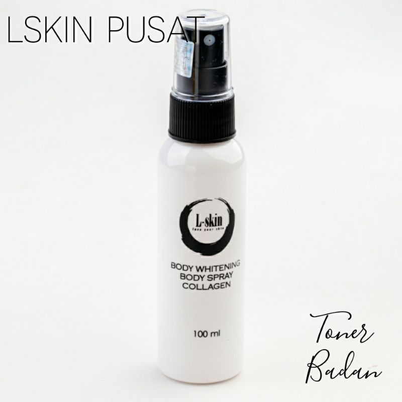 Jual Lskin Body Whitening Body Spray Collagen (toner badan) | Shopee ...