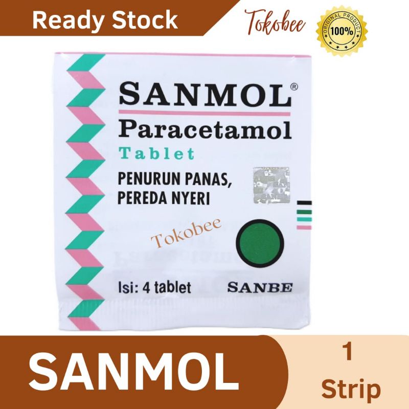 Jual Sanmol Paracetamol Tablet 1 Strip | Shopee Indonesia
