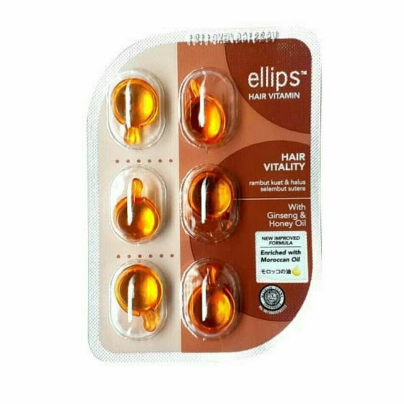 Jual Ellips hair vitamin with heat protection hair vitality | Shopee ...