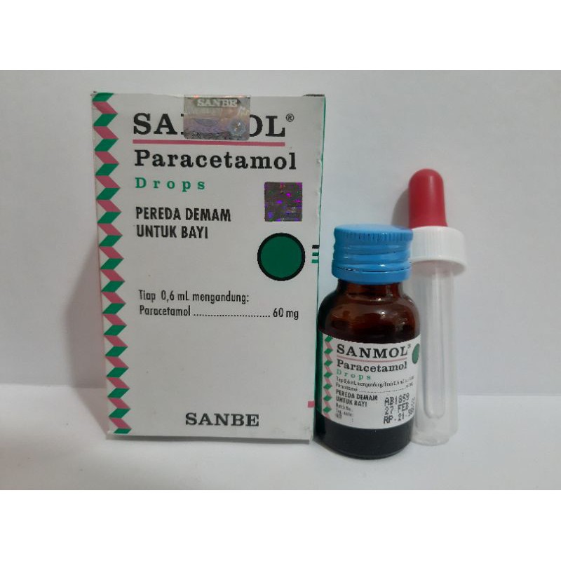 Jual SANMOL DROP/OBAT PENURUN PANAS BAYI DAN ANAK-ANAK/SIRUP SANMOL ...