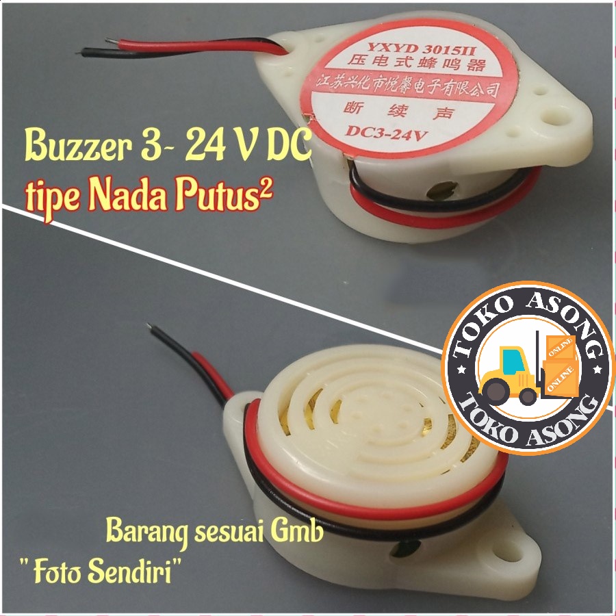 Jual buzzer 3 - 24 Volt Buser 12 v nada putus putus | Shopee Indonesia