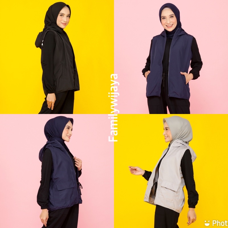 Jual ROMPI VEST PARASUT SEPEDA RESLETING CYCLING NYAMAN MURAH KANTONG ...