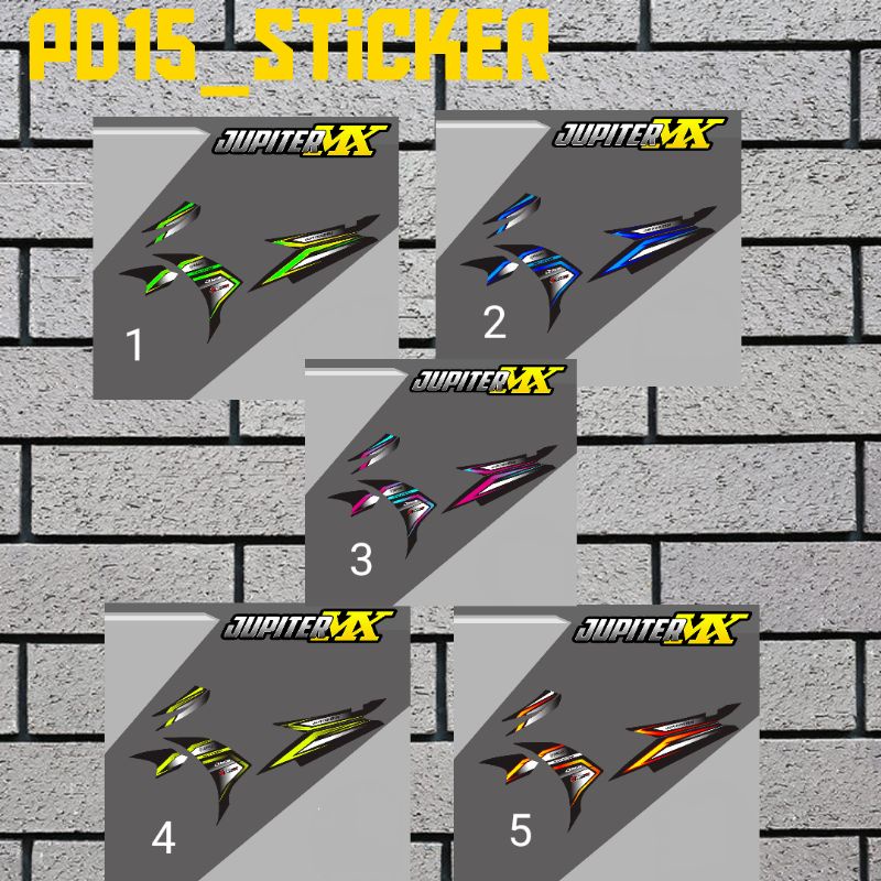 Jual stiKer body variasi Jupiter mx new 2012/2015 | Shopee Indonesia