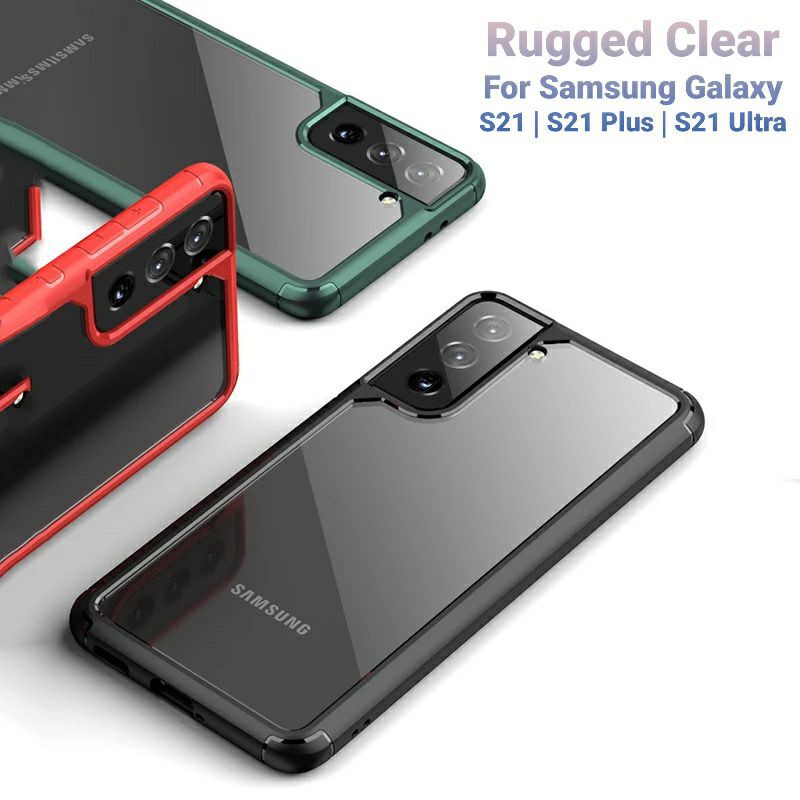 Jual Case Samsung Galaxy S21/S21 Plus/S21 Ultra Hybrid Rugged Clear Cover | Shopee Indonesia
