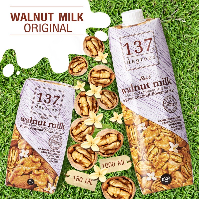 Jual 137 Degrees - Walnut Milk Original 180 ml | Shopee Indonesia