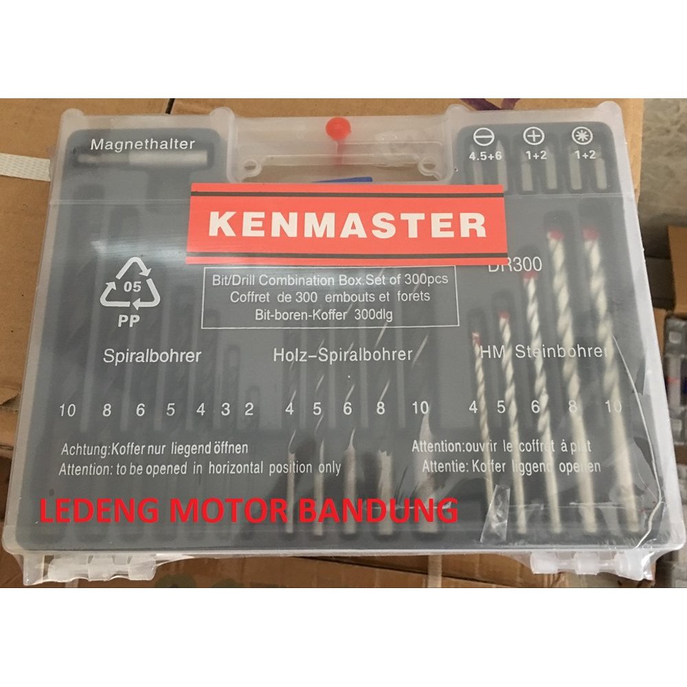 Jual Dijual Kenmaster Mata Bor Set Box Komplit Kayu Besi Beton Obeng ...