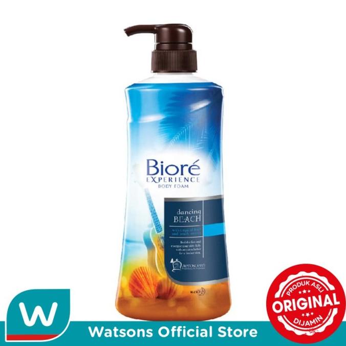 Jual Biore Body Foam Dancing Beach Pump 550ml | Shopee Indonesia