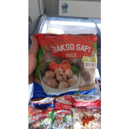 Jual Bakso Sapi Karawaci Sule A1 - Polos1 (50 butir) | Shopee Indonesia
