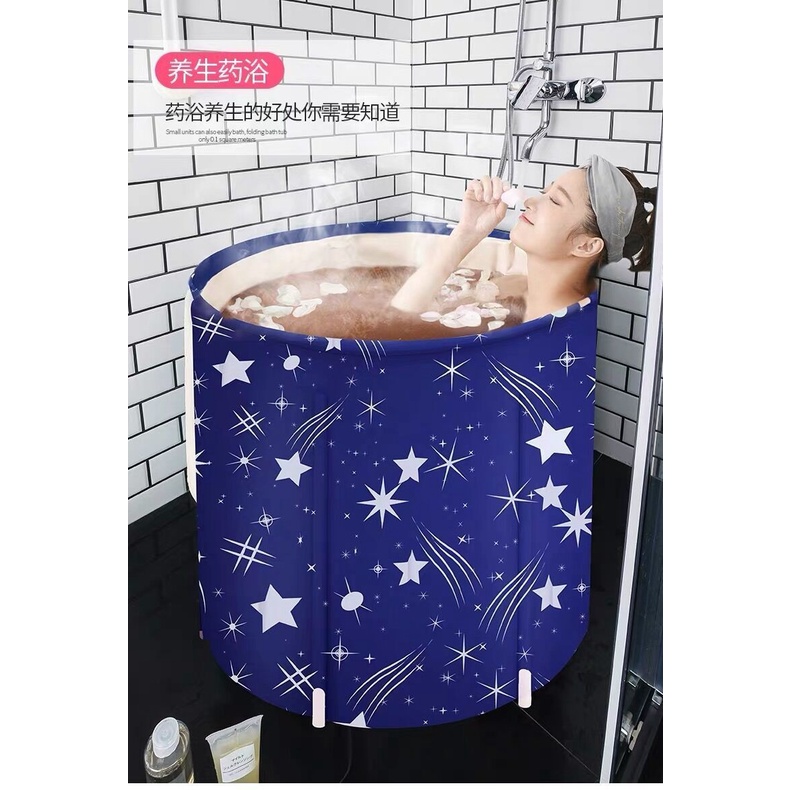 Jual Folding Bathub Portable Bak Spa Ember Mandi Lipat Dewasa 70cm 020 ...